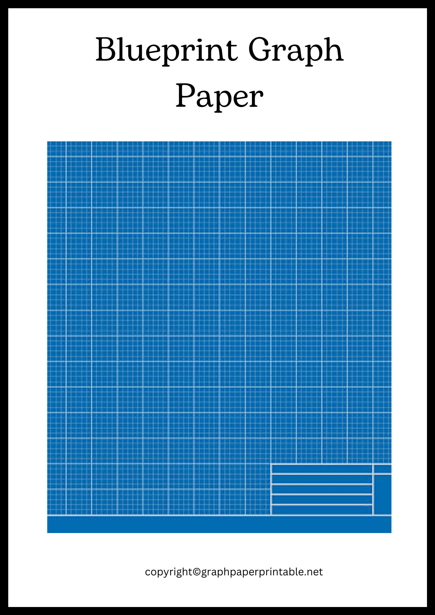 Blueprint Graph Paper Printable Templates in PDF Blueprint Graph Paper Printable Templates in PDF